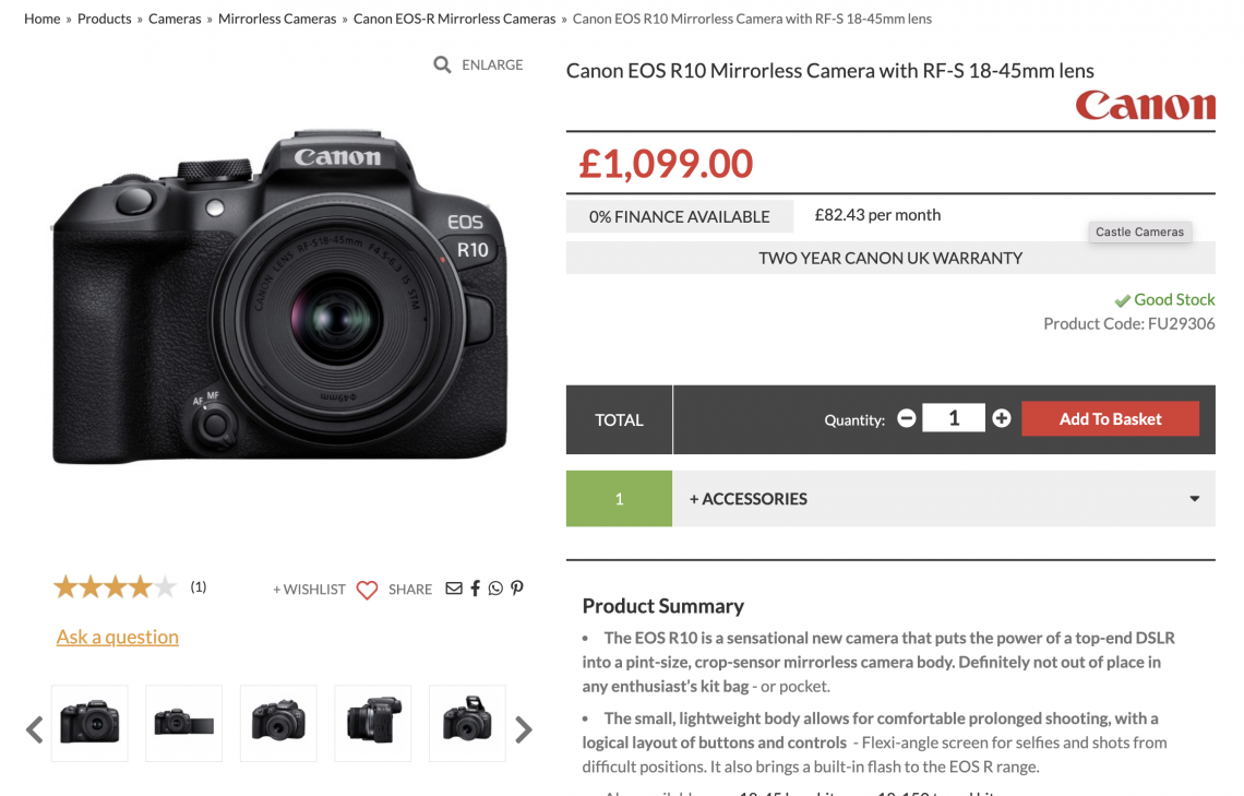 Camera Finance | Interest Free Finance Options - Castle Cameras