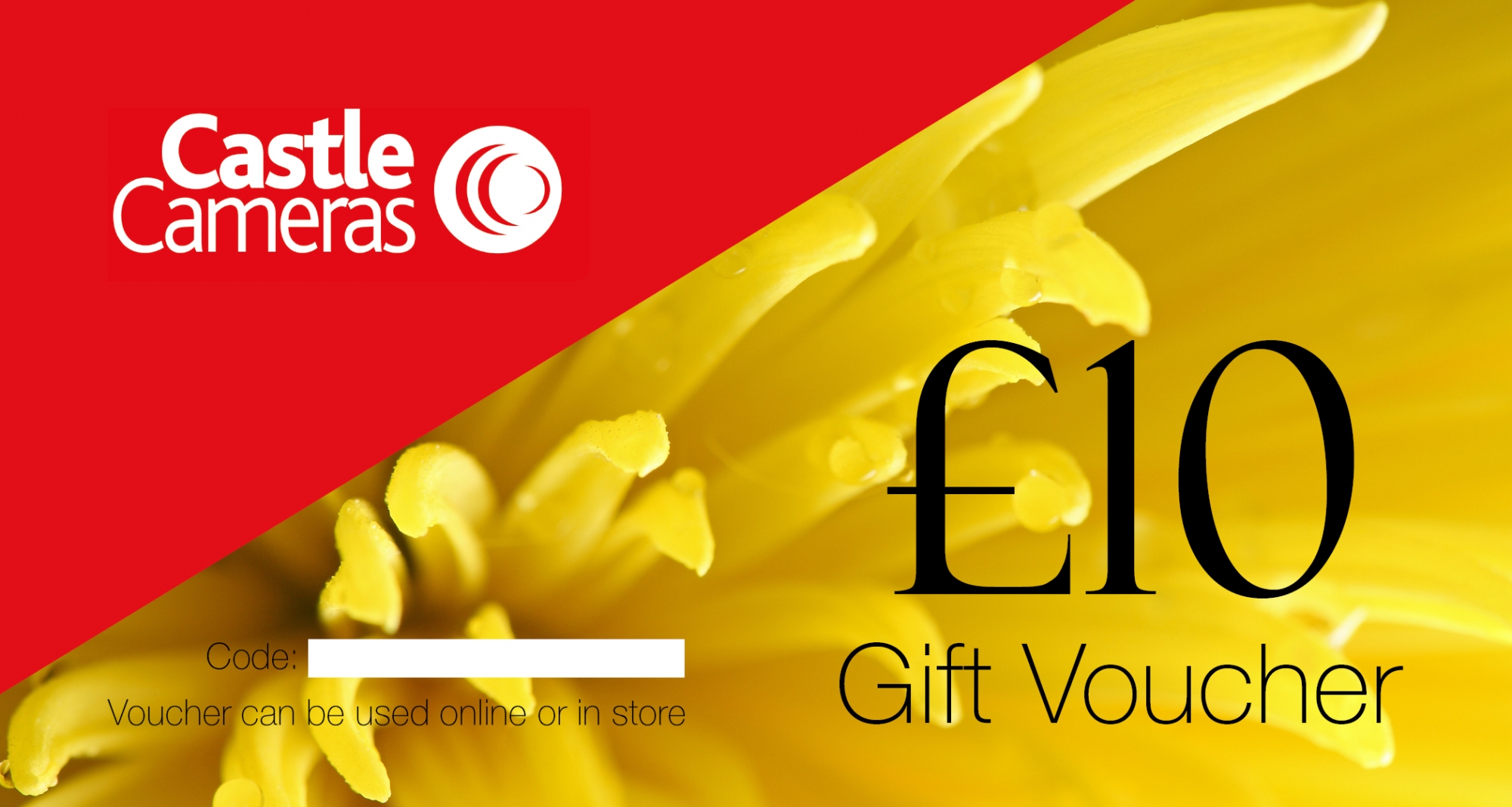 Castle Cameras Gift Voucher £10 - Castle Cameras