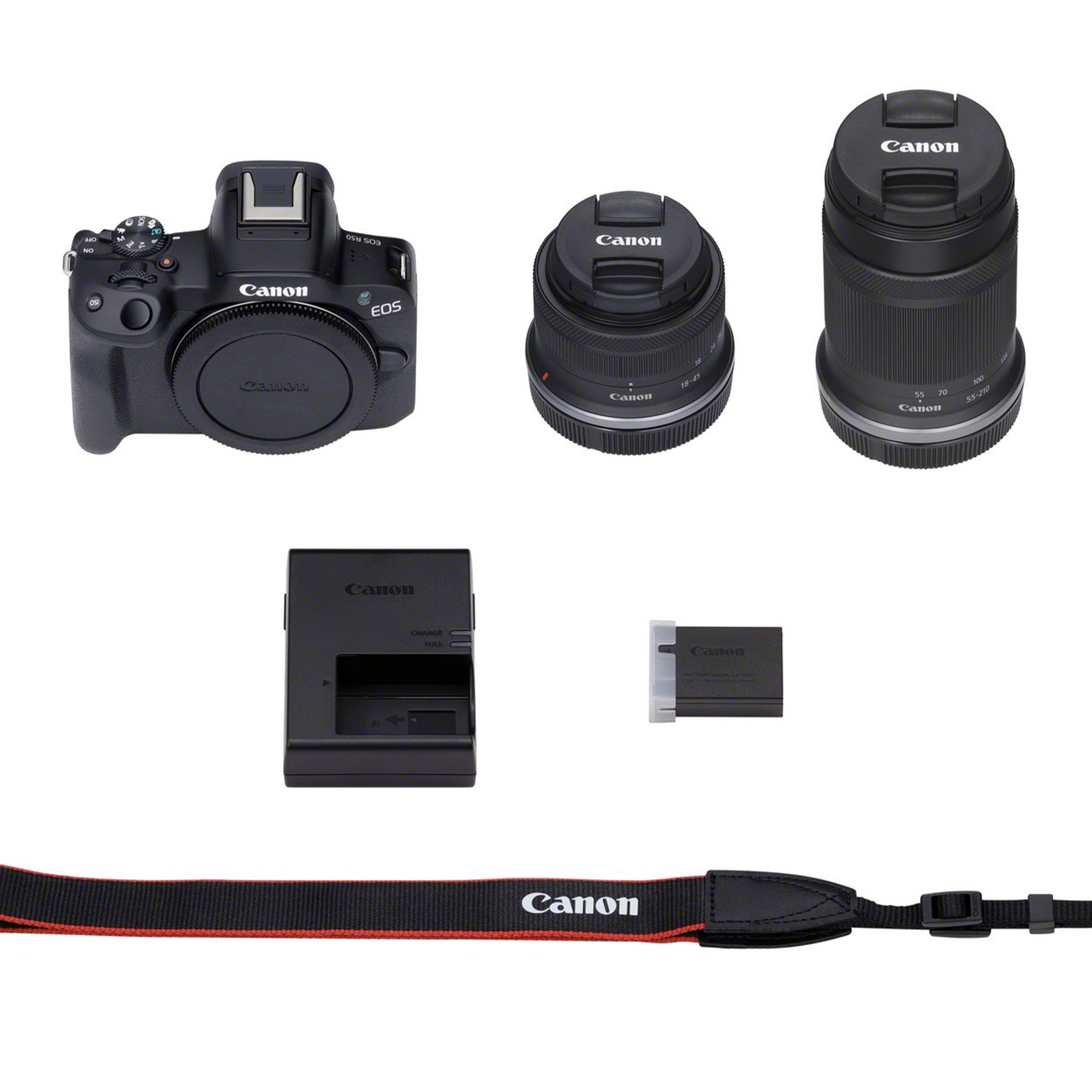 Canon EOS R50, 18-45 and 55-210 | £889.00 - Castle Cameras
