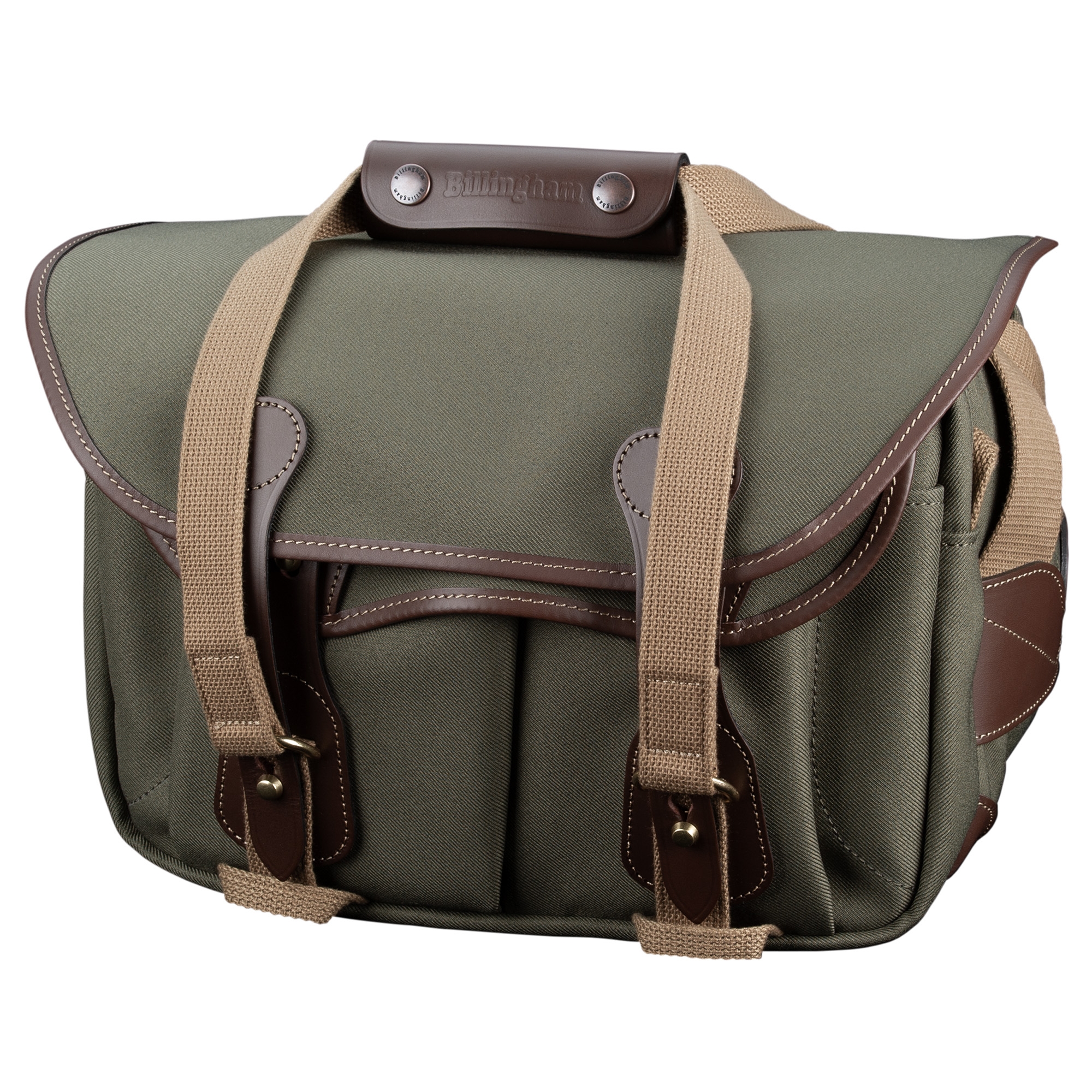 Billingham 225 MKII Shoulder bag, Sage Fibrenyte-Chocolate Trim ...