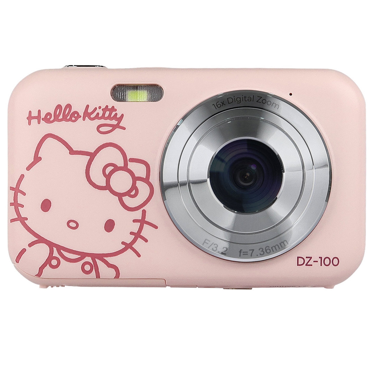 Yashica DZ-100 Hello Kitty Digital Camera, Pink - Castle Cameras