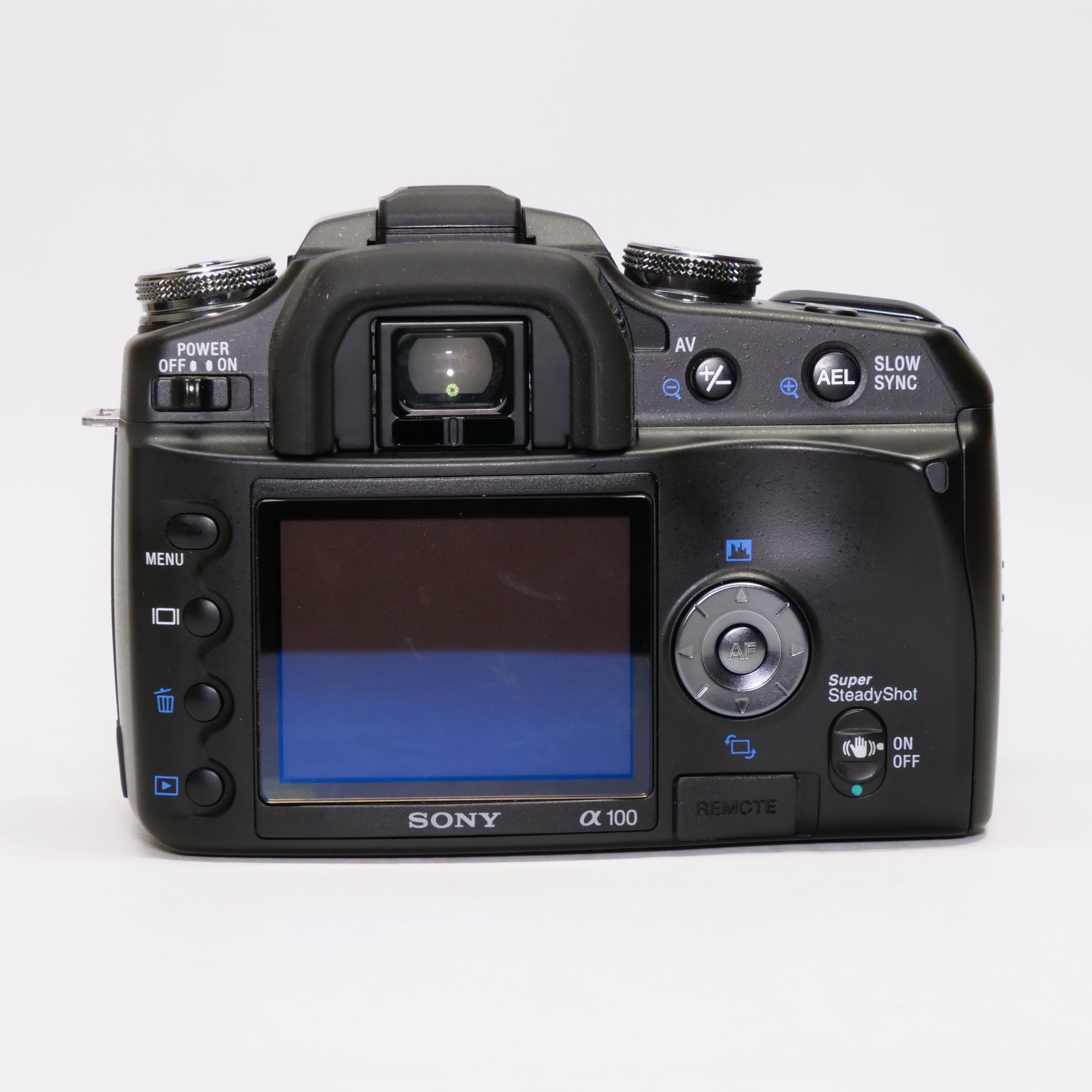 Used Sony Alpha 100 DSLR with 18-70mm lens | £99 - Castle Cameras