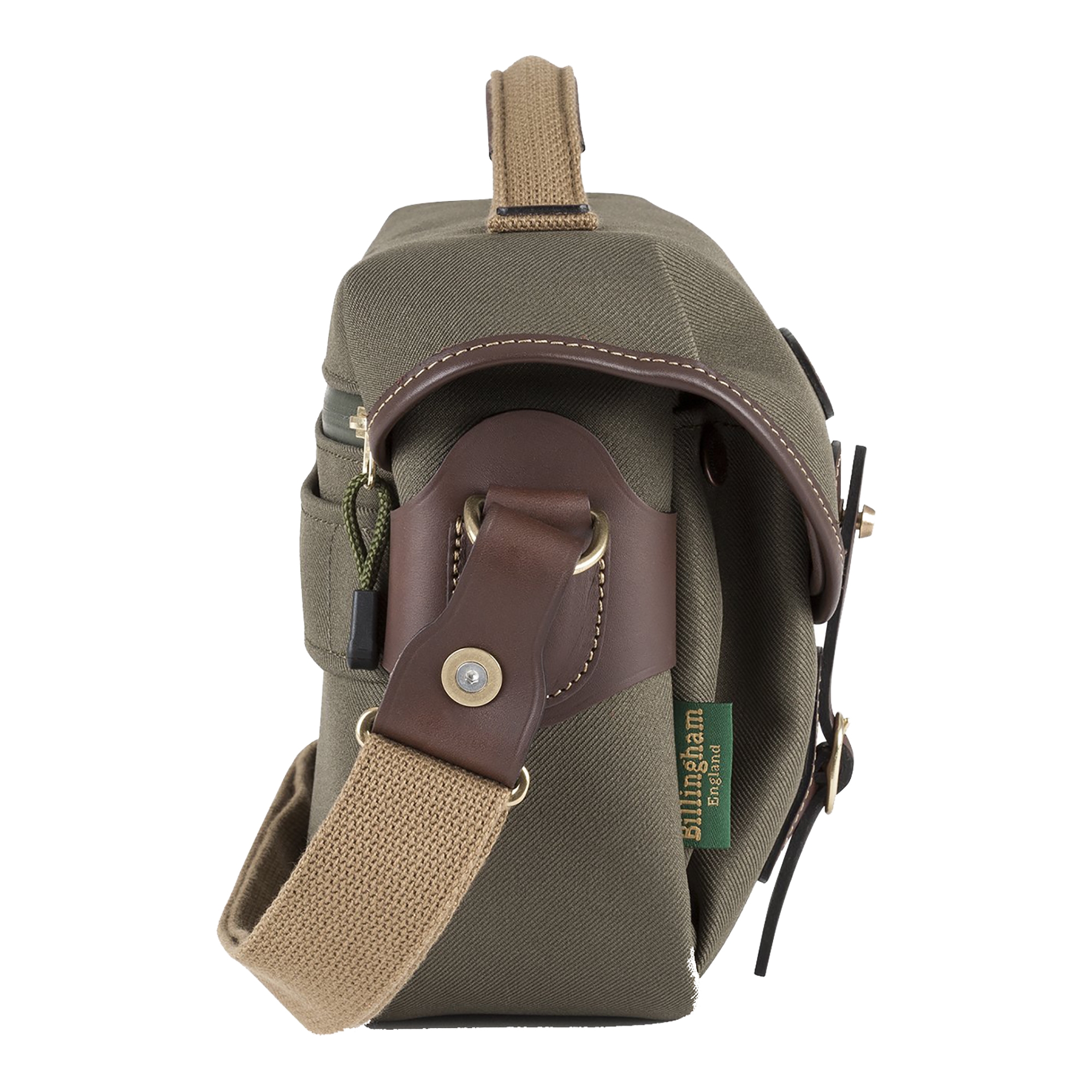 Billingham Hadley Small Pro, Sage Fibrenyte/Chocolate - Castle Cameras