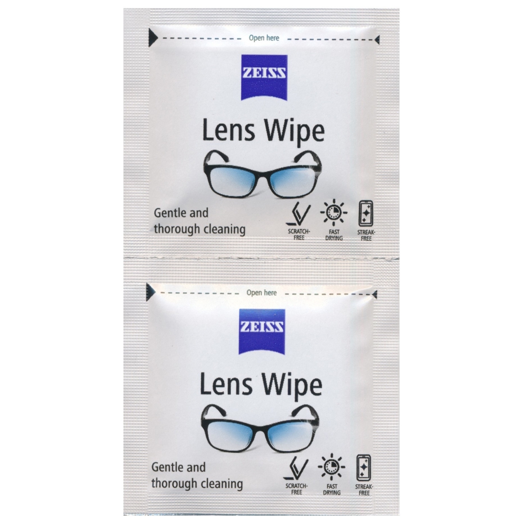 Zeiss lens wipes, twin-pack | £0.95 - Castle Cameras
