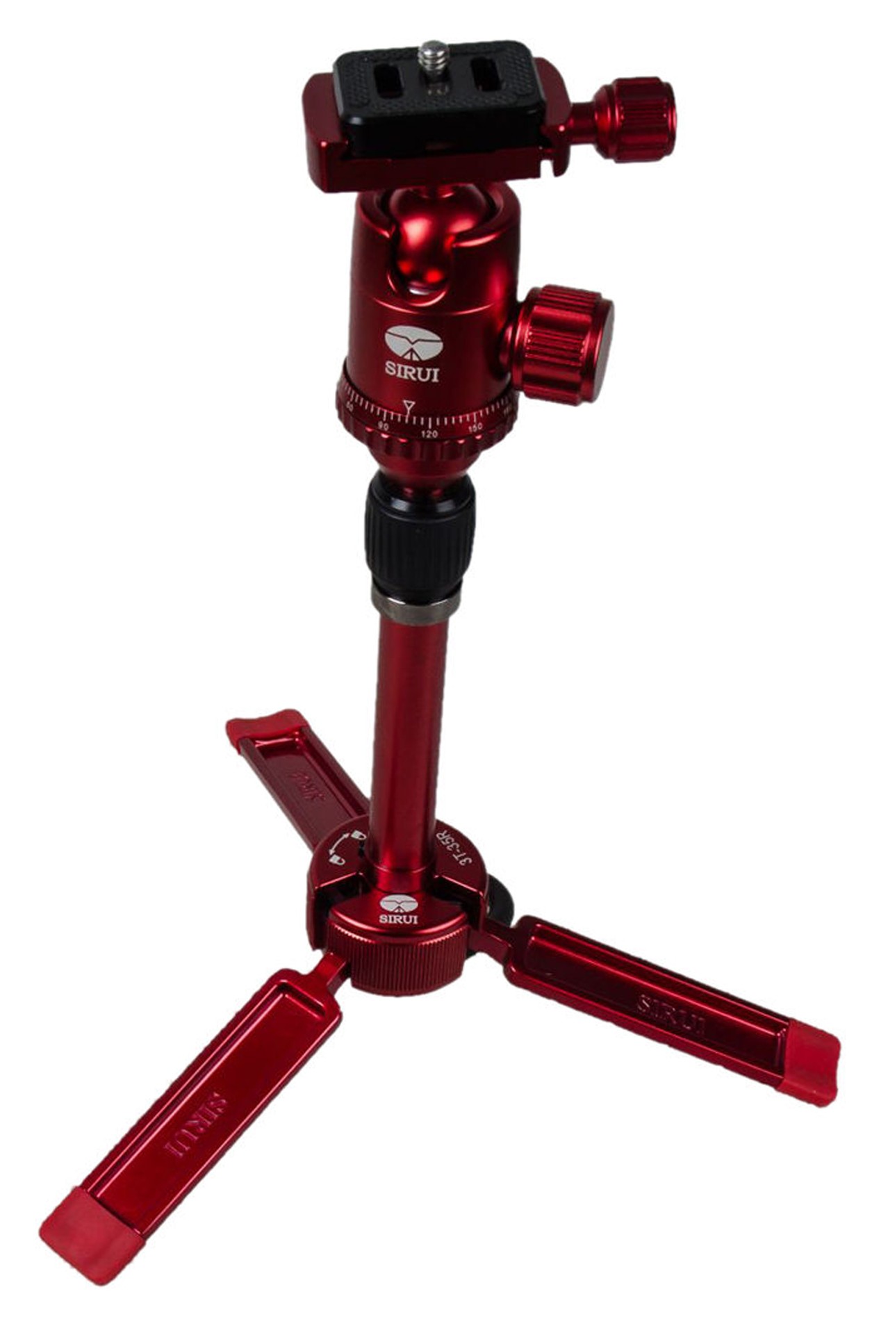 Sirui 3T-35 Table Top Tripod - RED | £57.90 - Castle Cameras