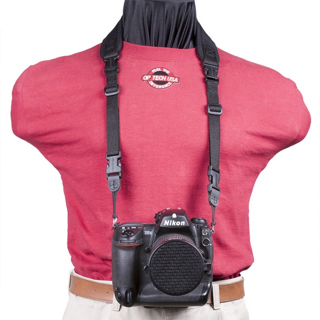 OpTech Super Classic Combo Camera Strap, Black - Castle Cameras