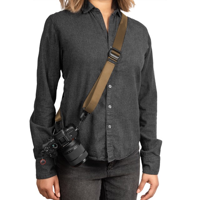 Peak Design Slide Lite Camera Strap, Coyote - Castle Cameras